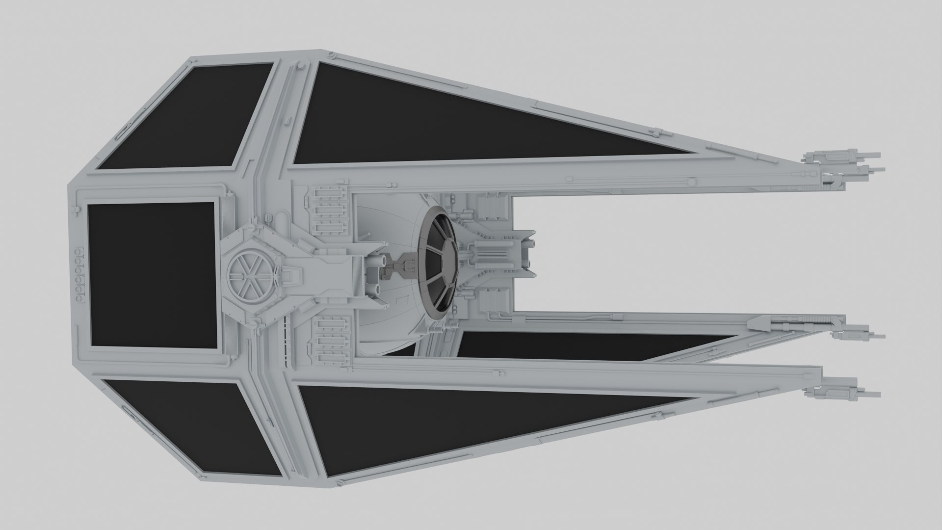 3D TIE Interceptor Model - TurboSquid 2345956