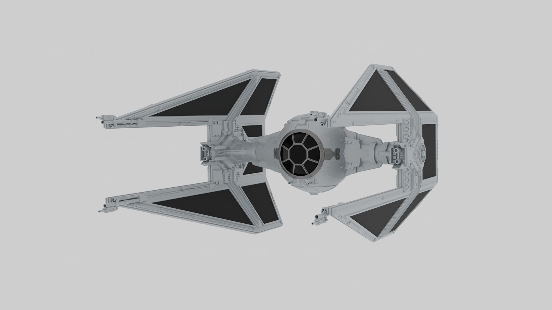 3D TIE Interceptor Model - TurboSquid 2345956