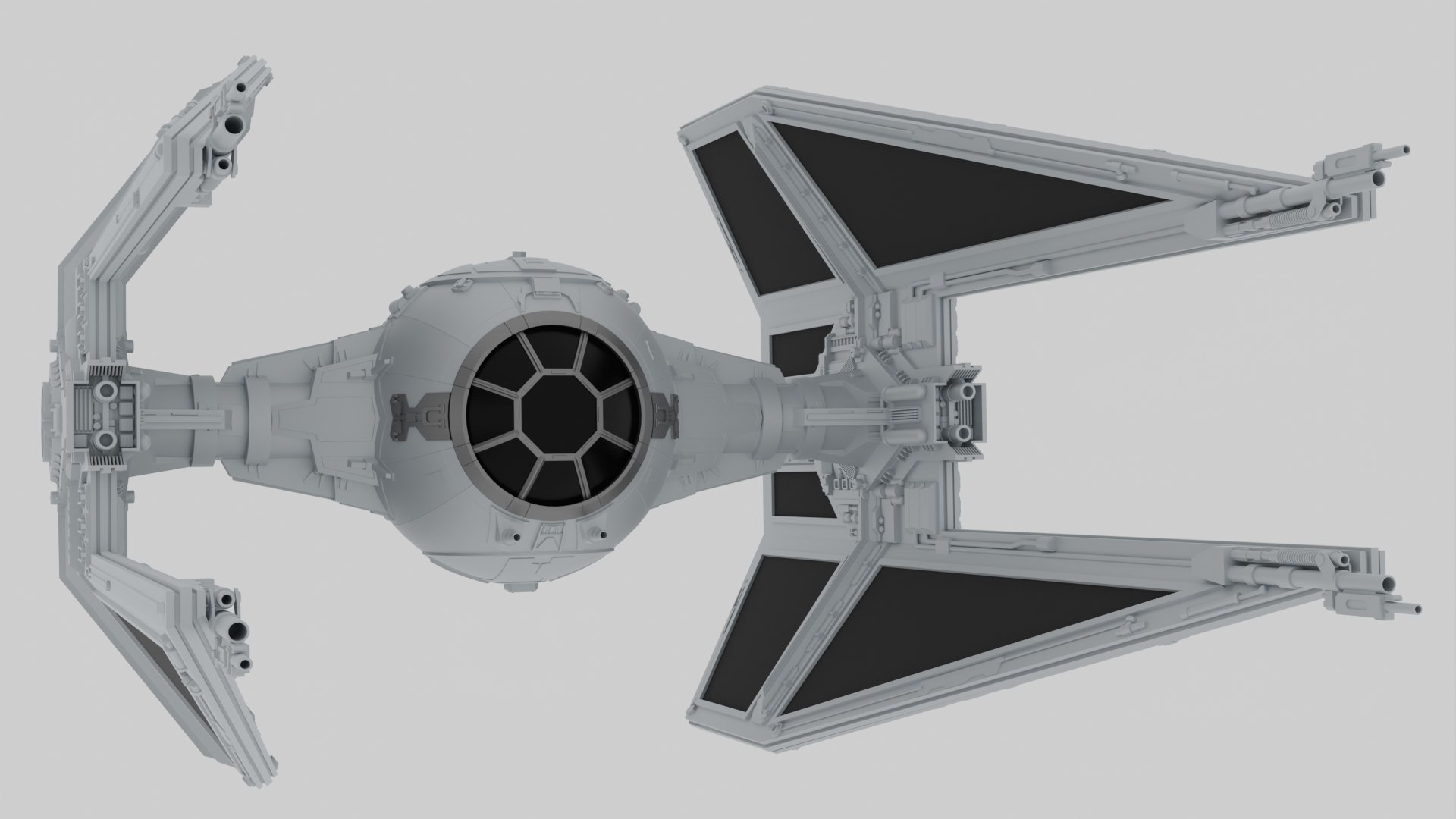 3D TIE Interceptor Model - TurboSquid 2345956