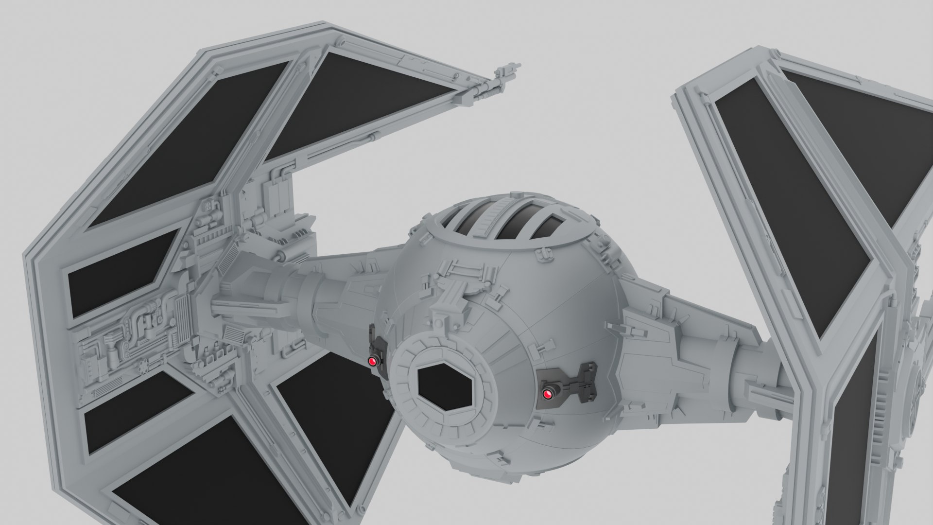 3D TIE Interceptor Model - TurboSquid 2345956