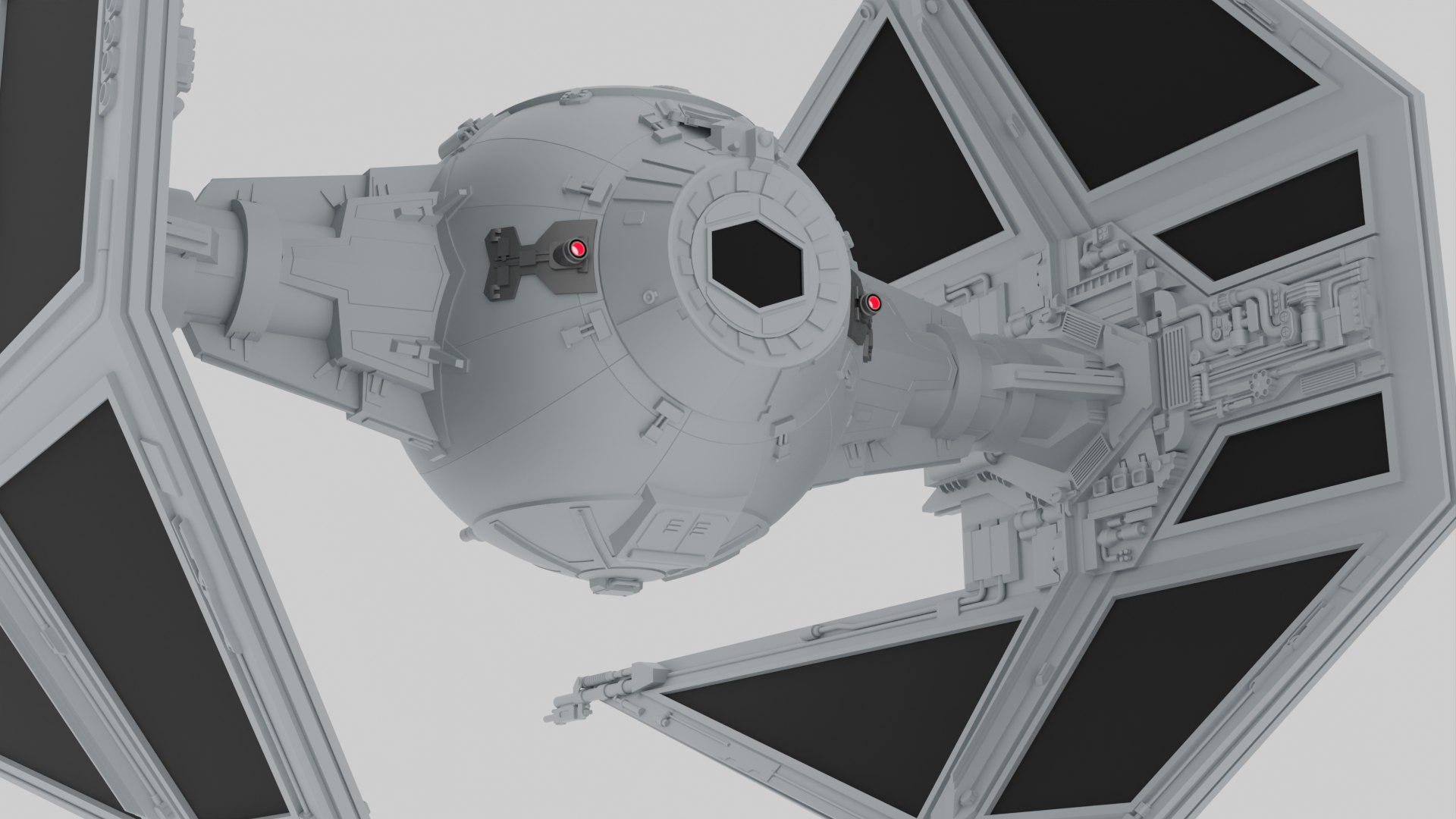 3D TIE Interceptor Model - TurboSquid 2345956