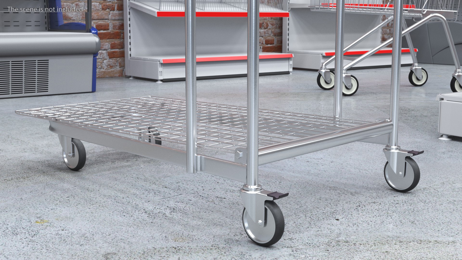 3D Cargo Flat Trolley - TurboSquid 2037620