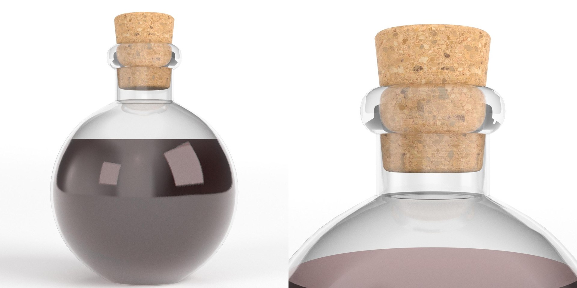 3D Spherical Potion Flask - TurboSquid 1480275