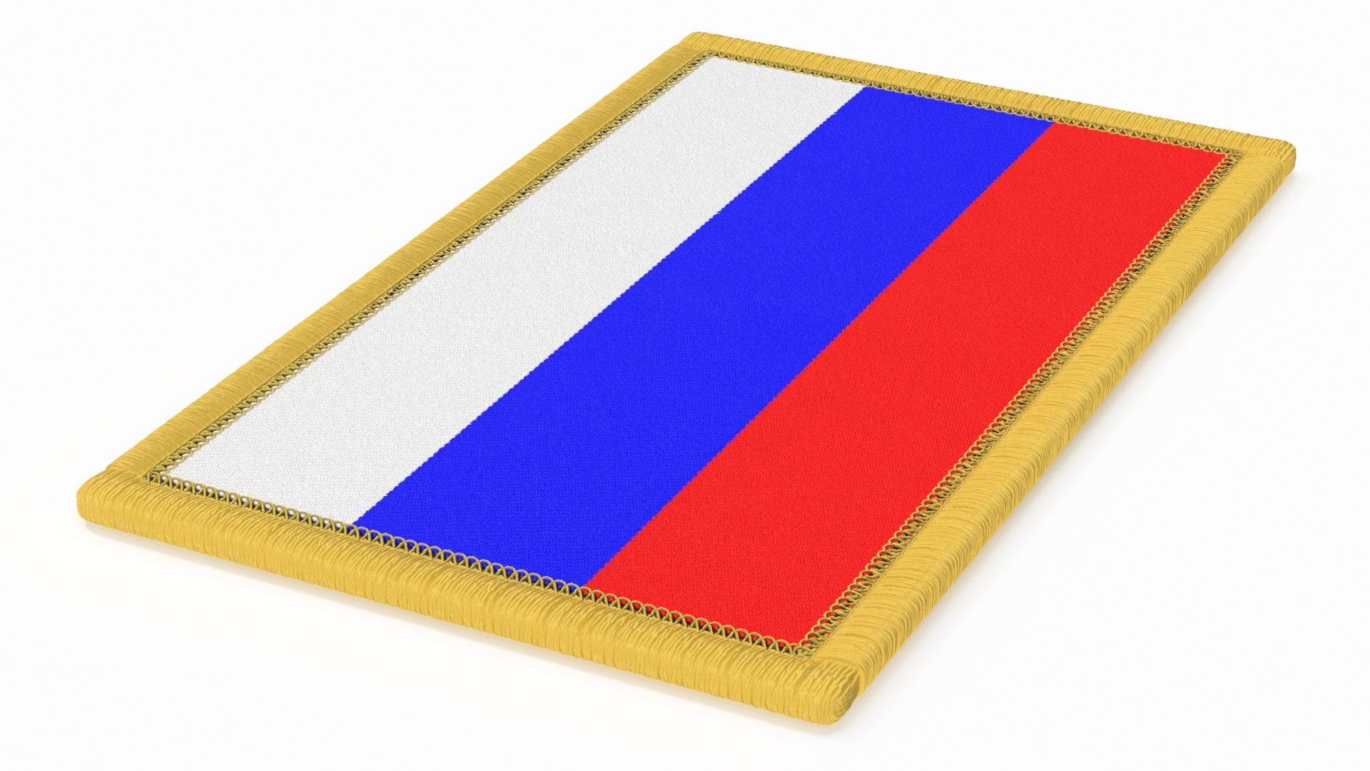 3D Russia Flag Patch Model - TurboSquid 2249954