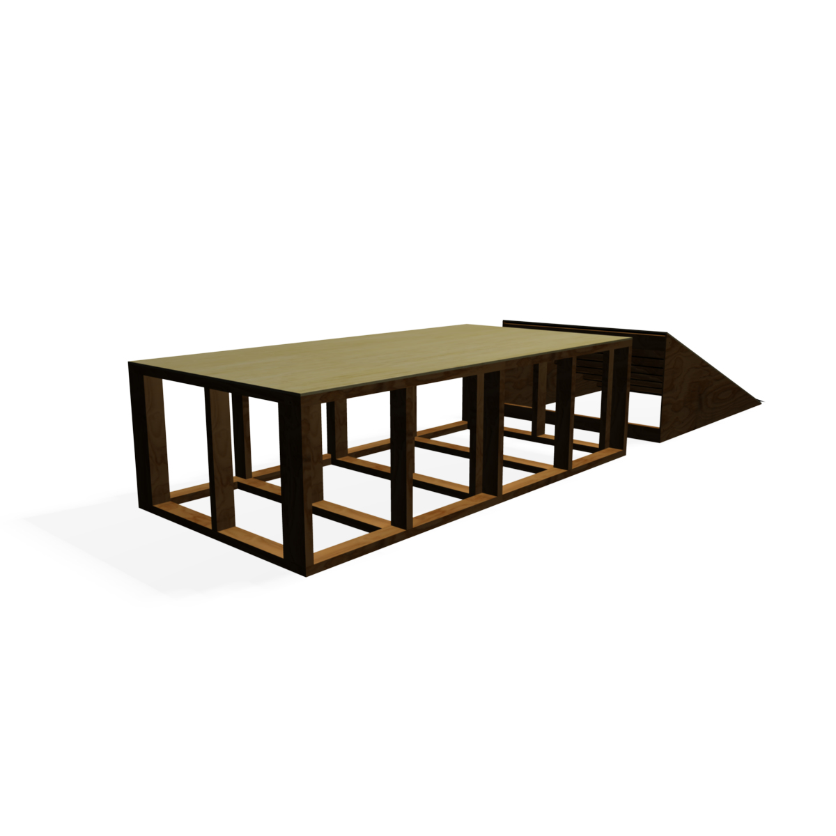 3d skate ramps model