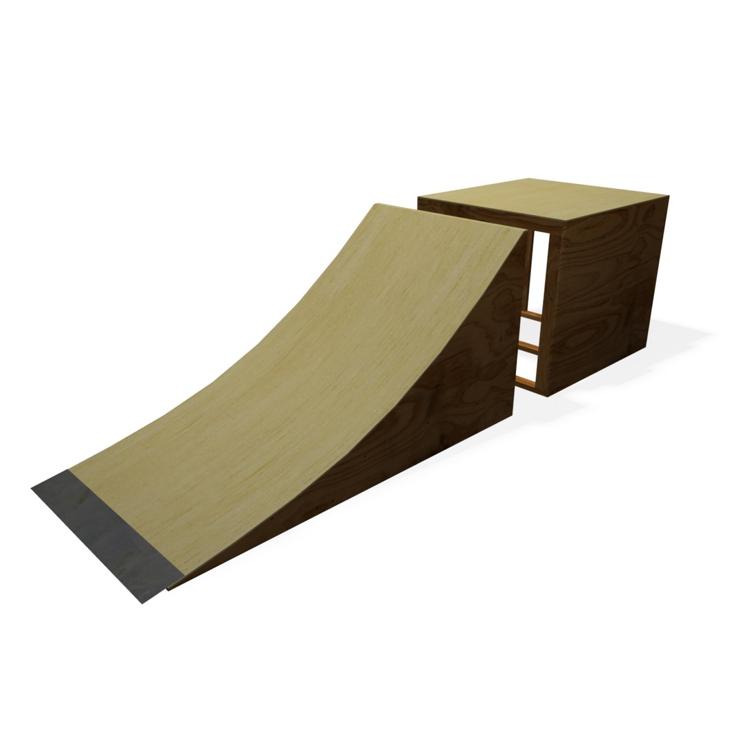 3d Skate Ramps Model