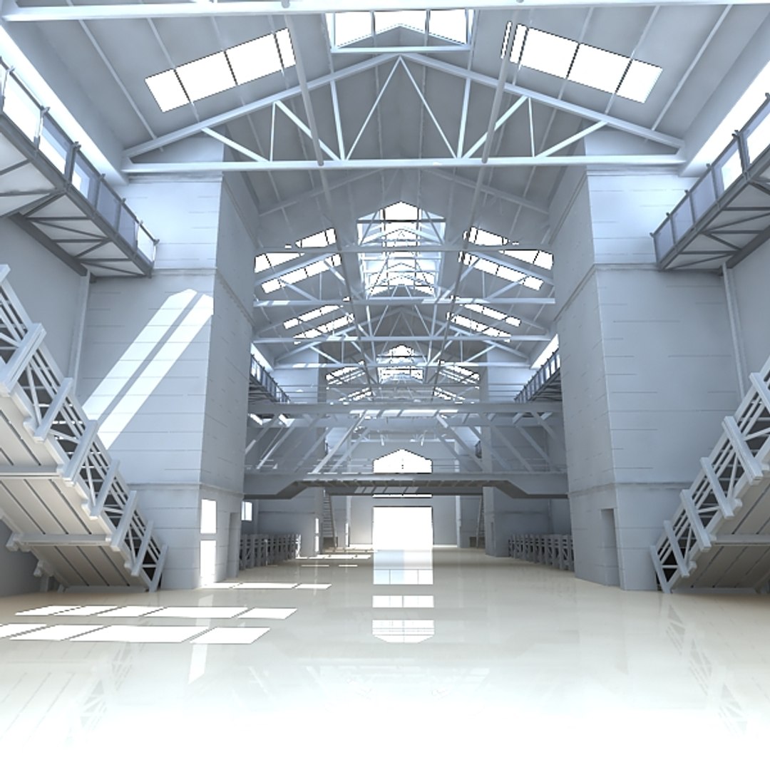 3d Model Of Architectural Interior