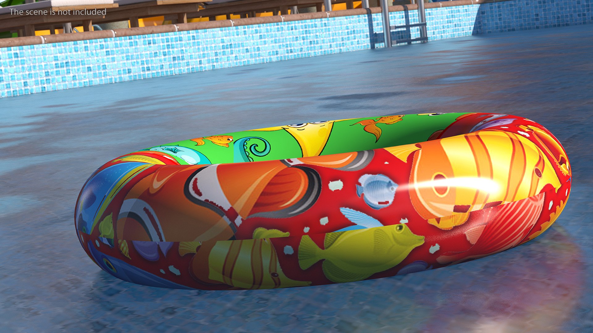 Swimming Pool Floats Collection 4 3D model - TurboSquid 2158178