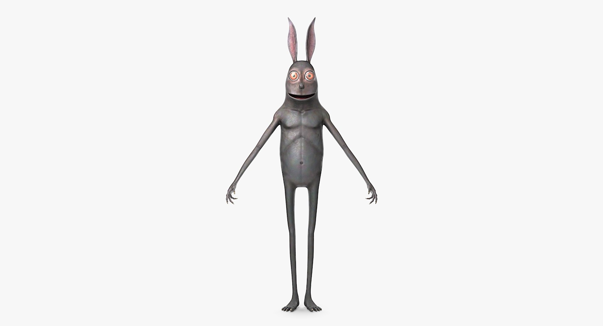 3D creature rabbit - TurboSquid 1359286