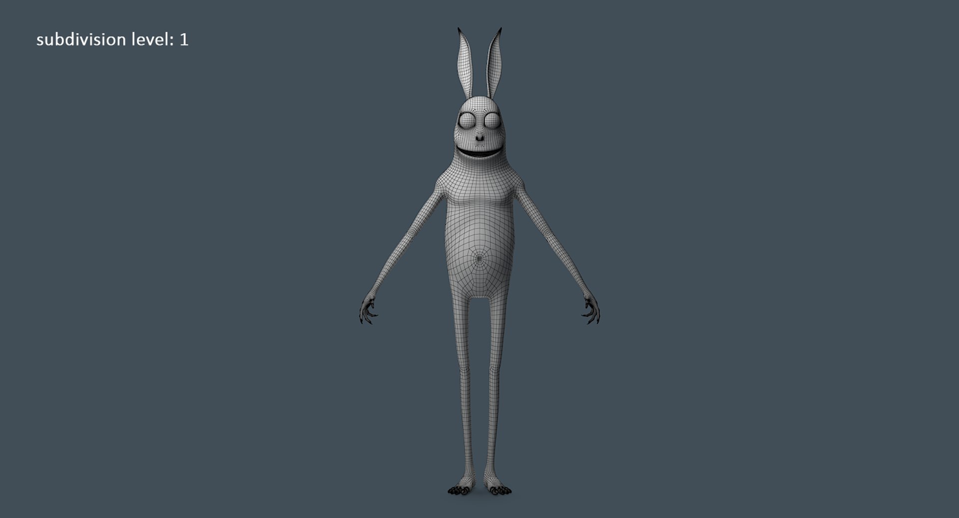 3D Creature Rabbit - TurboSquid 1359286