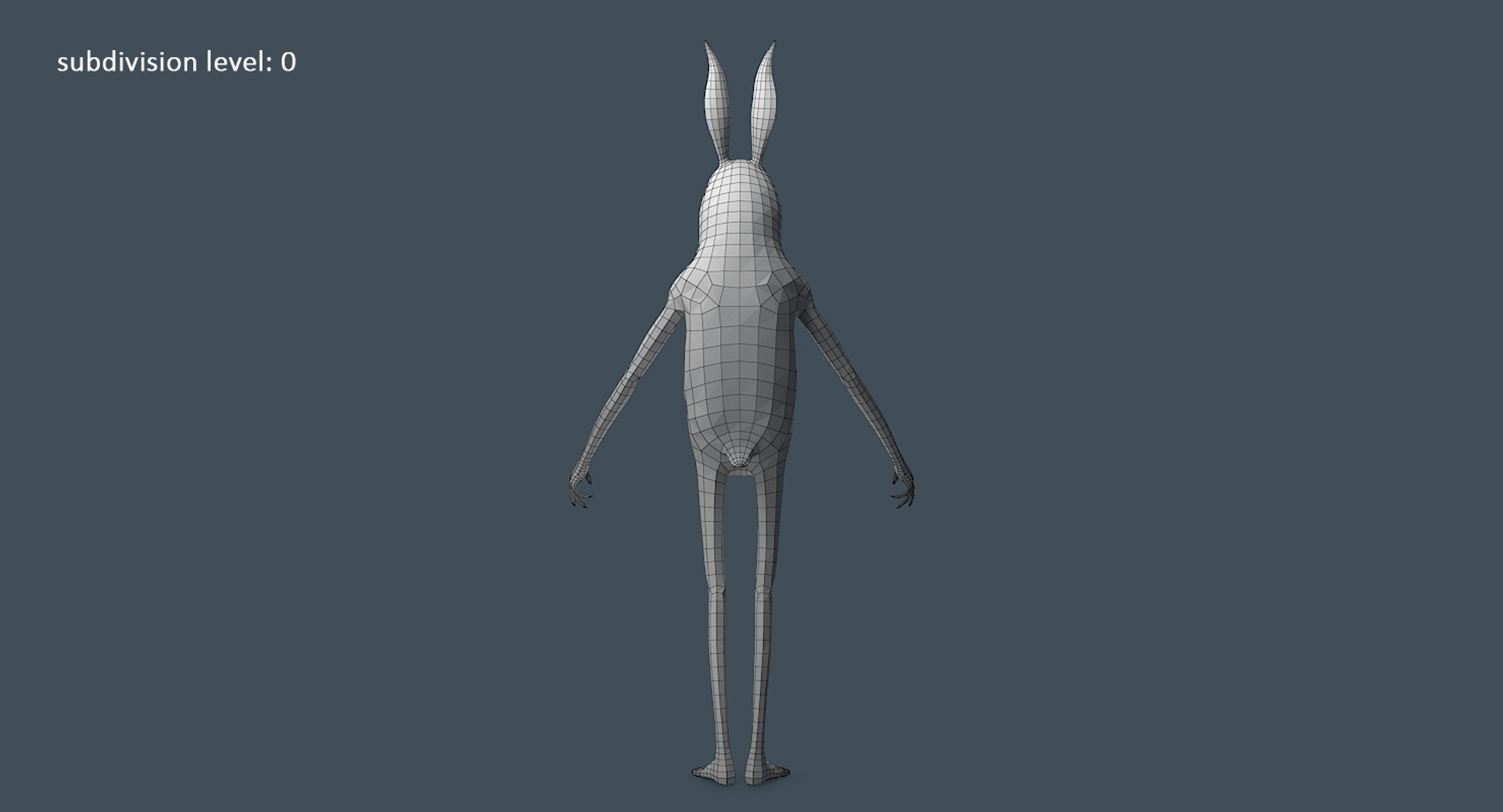 3D Creature Rabbit - TurboSquid 1359286