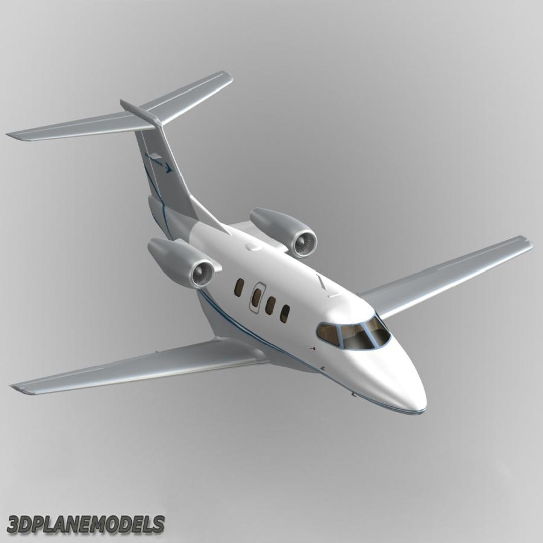 3d model embraer phenom 100 private