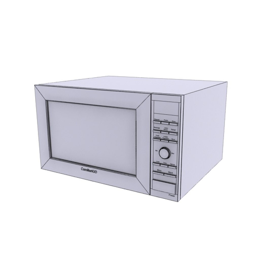 Microwave Oven 3d Model