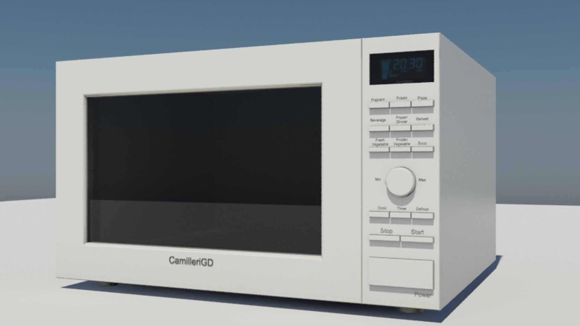 Microwave Oven 3d Model
