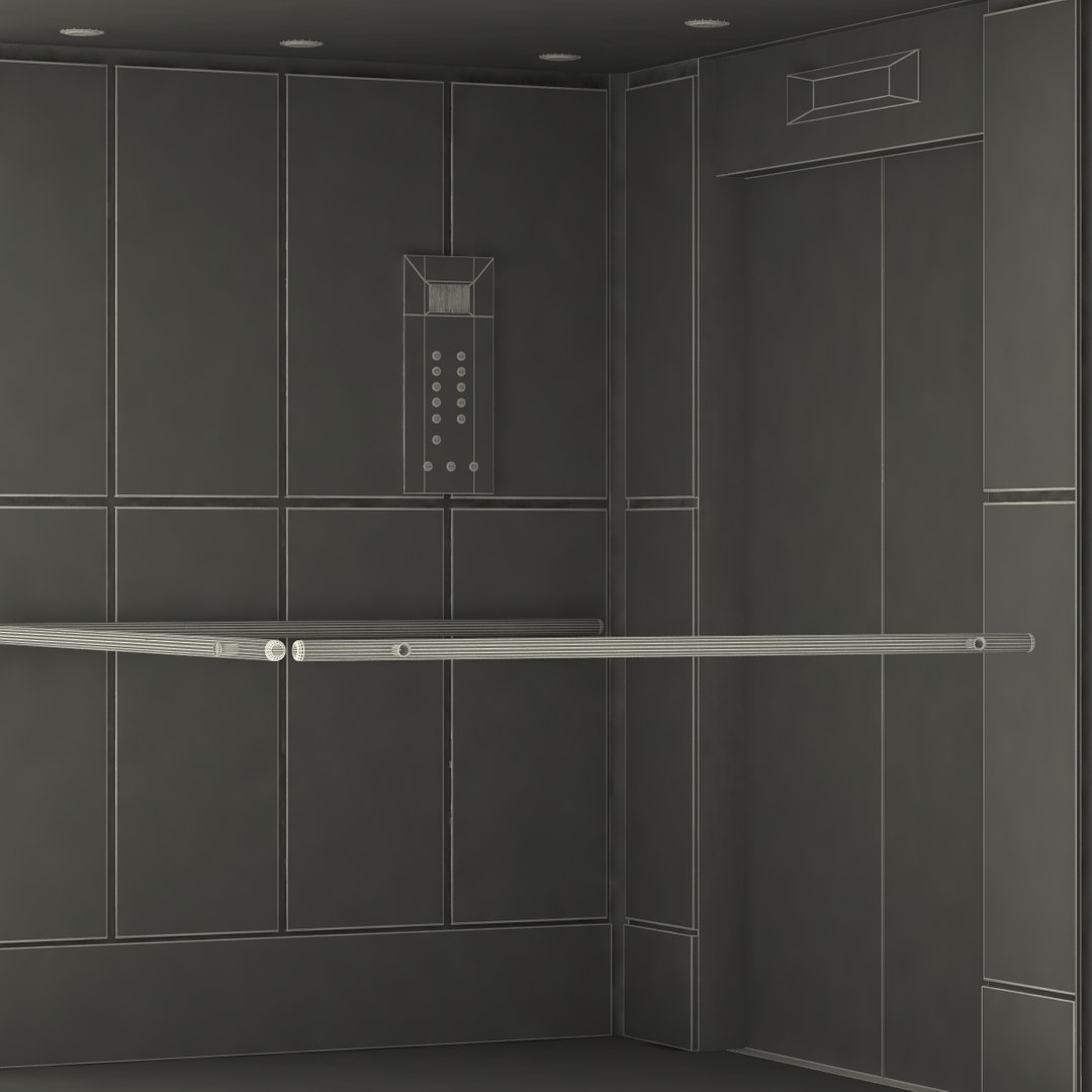 Lift Interior 2 3d Model