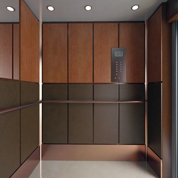 lift interior 2 3d model
