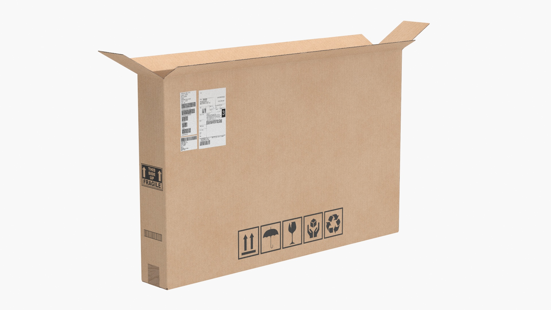 3D Cardboard Box 7 Collection - TurboSquid 2234021