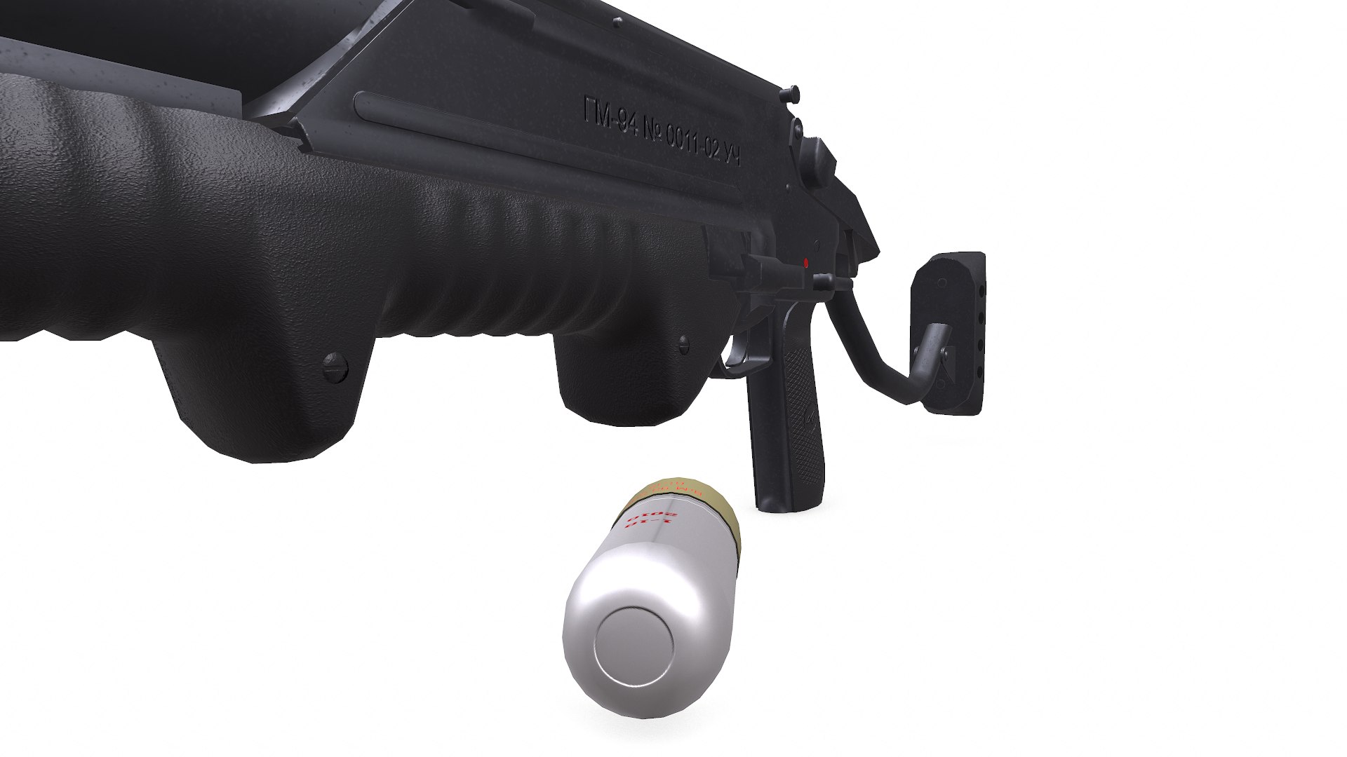 GM-94 Pump Action Grenade Launcher Low-poly PBR 3D model - TurboSquid ...