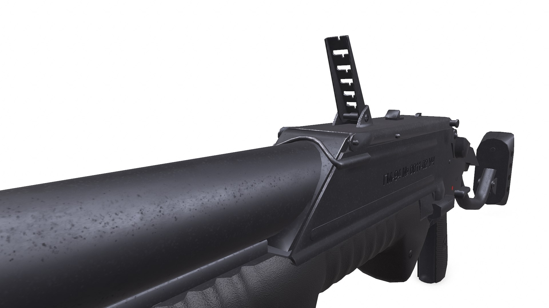 GM-94 Pump Action Grenade Launcher Low-poly PBR 3D model - TurboSquid ...