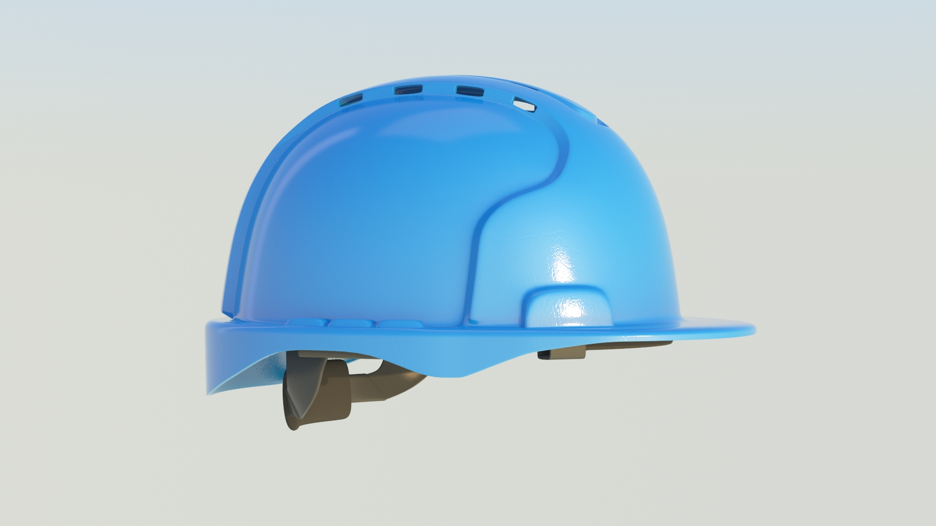 Blue Hard Hat Model - TurboSquid 1467563