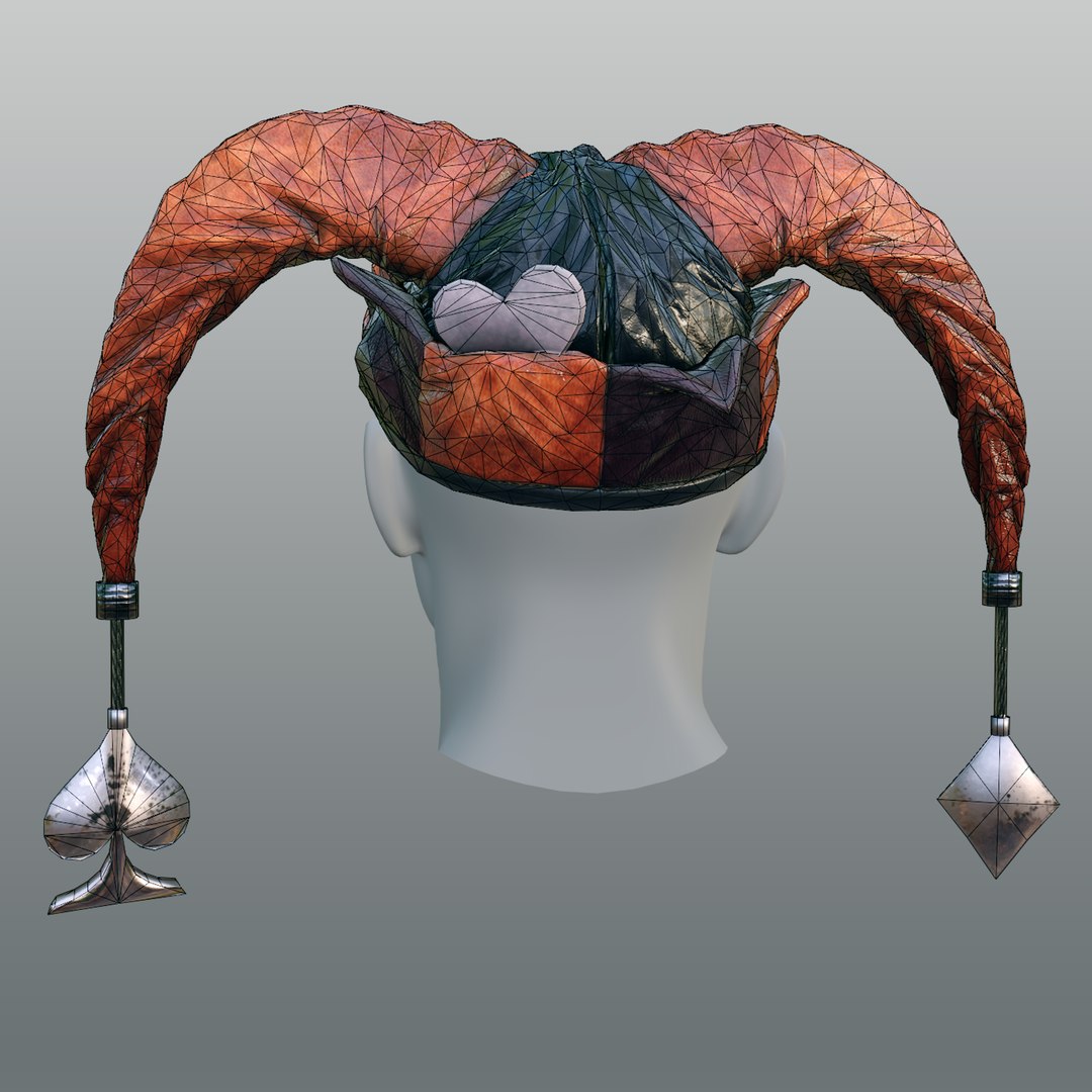 Jester Hat 3D Model - TurboSquid 1622522