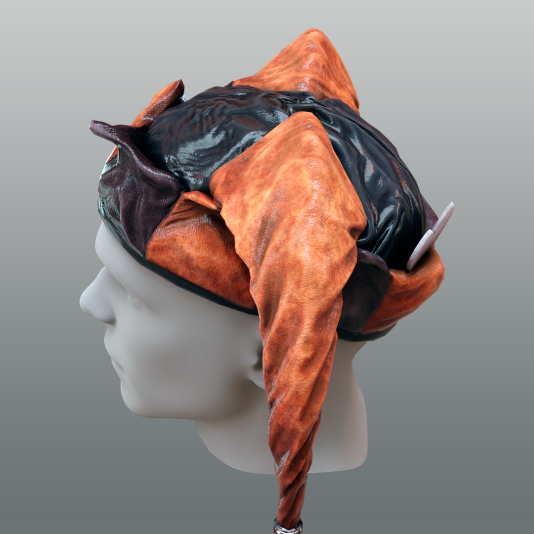 Jester Hat 3D Model - TurboSquid 1622522