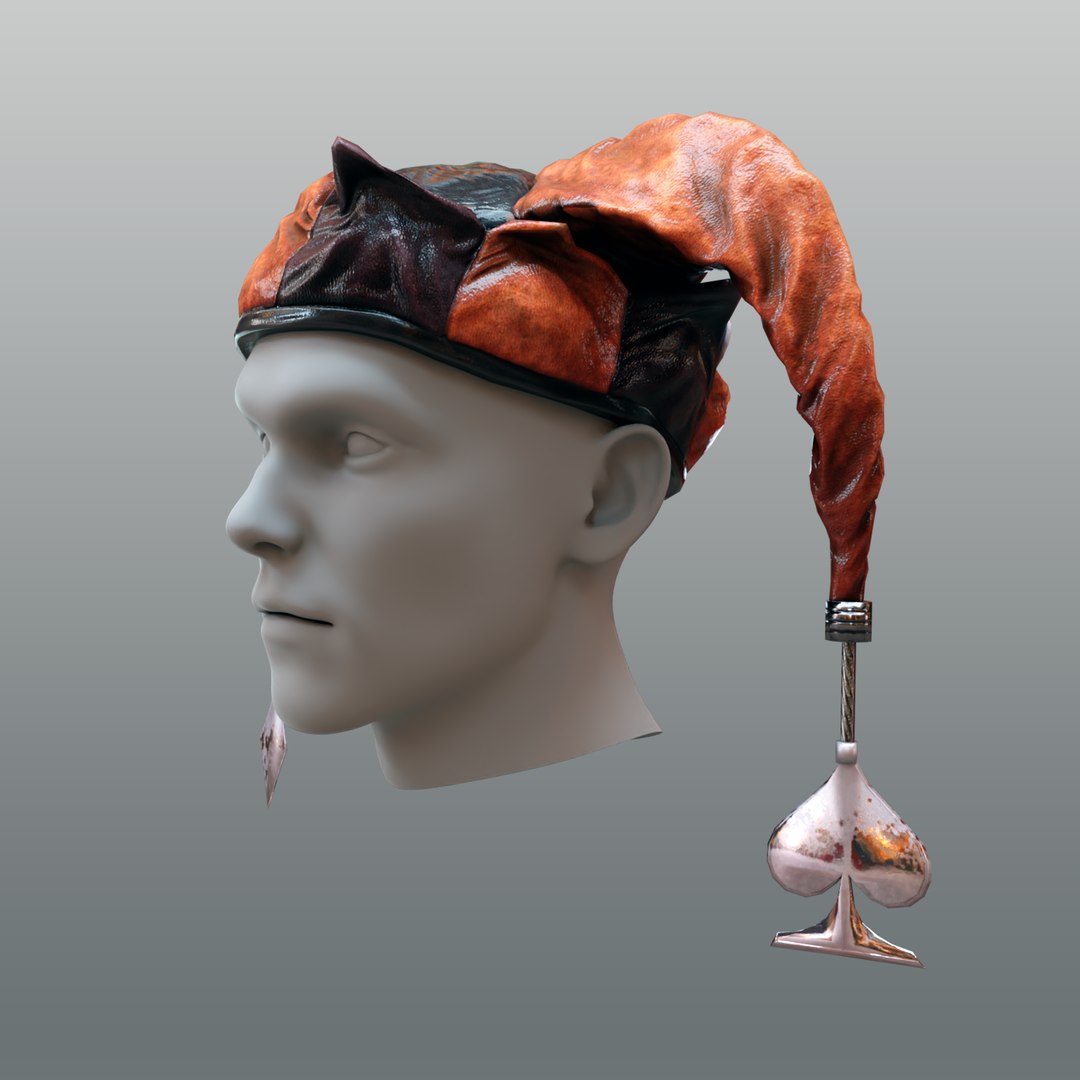 Jester Hat 3D Model - TurboSquid 1622522