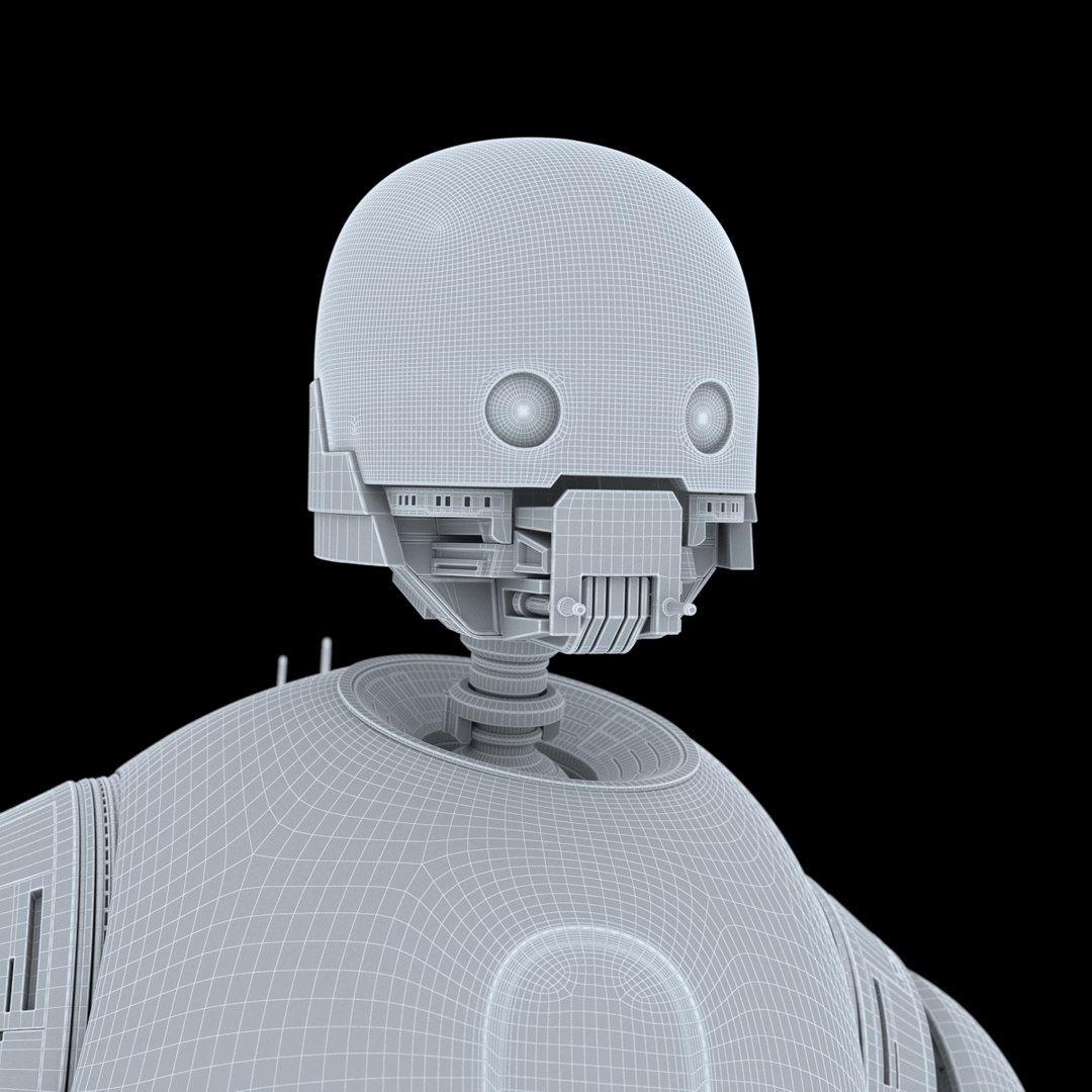 3d Star Wars K-2so Droid