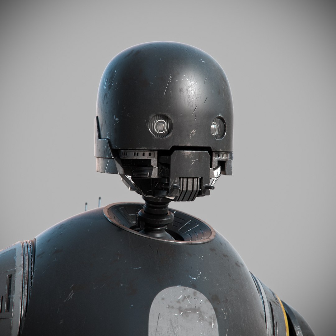 3d Star Wars K-2so Droid