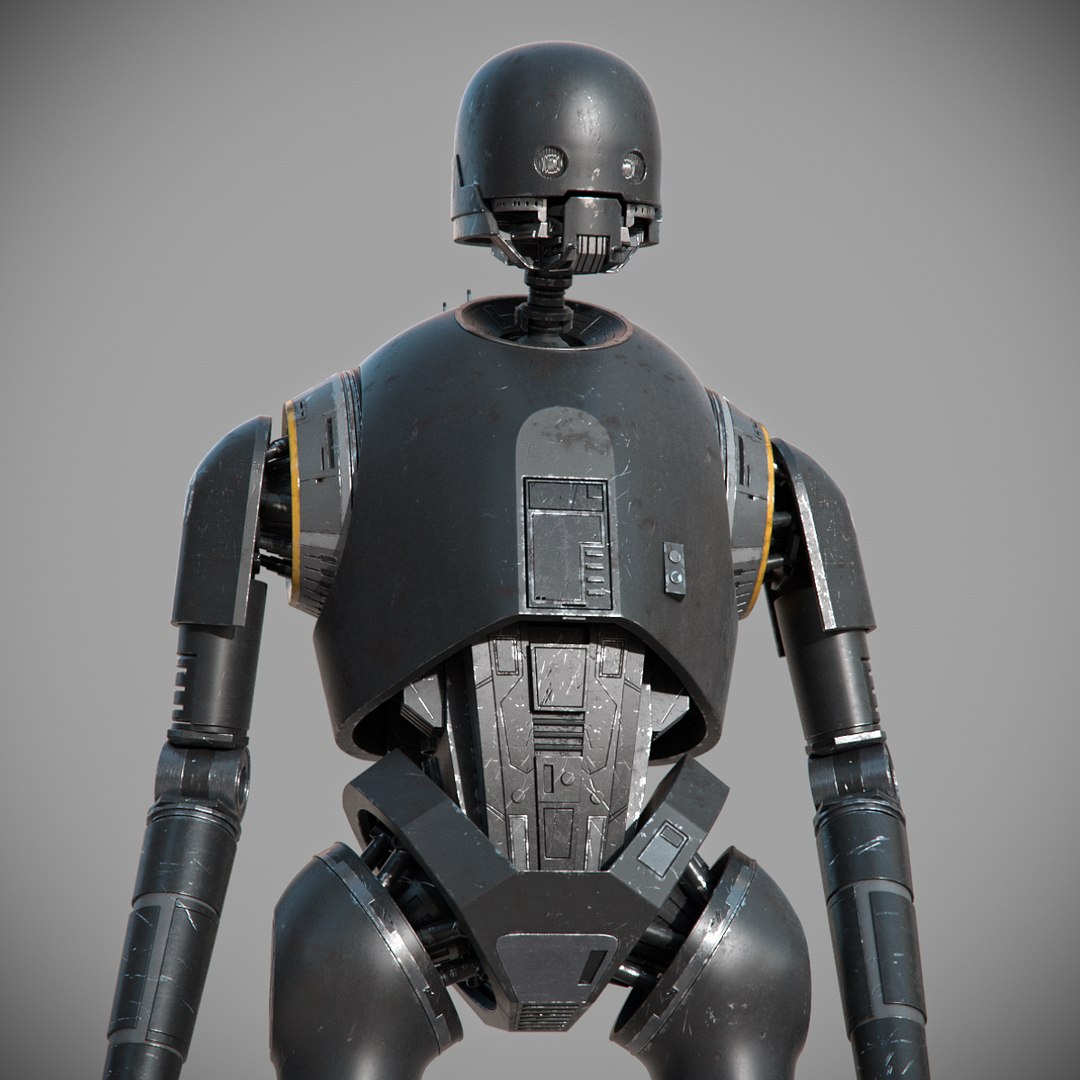 3d Star Wars K-2so Droid