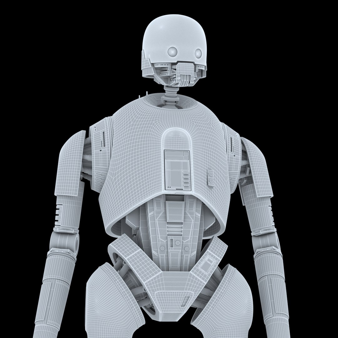 3d Star Wars K-2so Droid