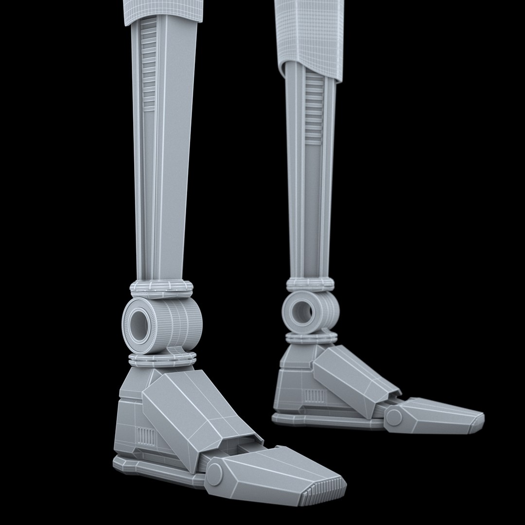 3d Star Wars K-2so Droid