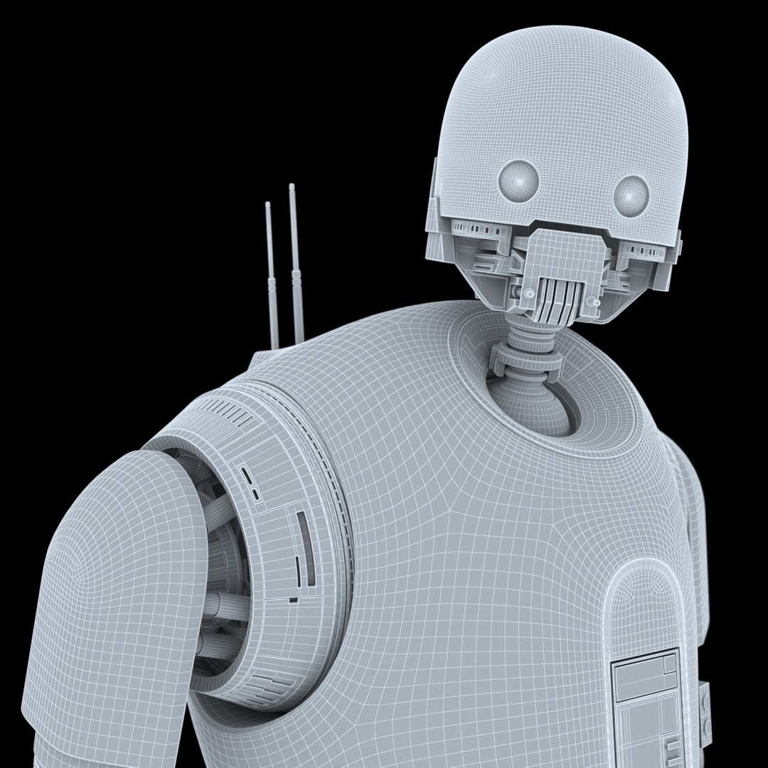 3d Star Wars K-2so Droid