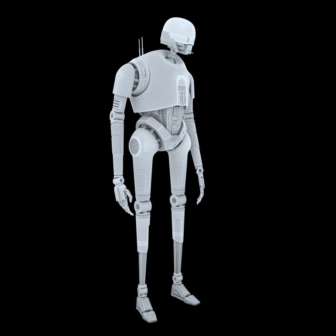 3d Star Wars K-2so Droid