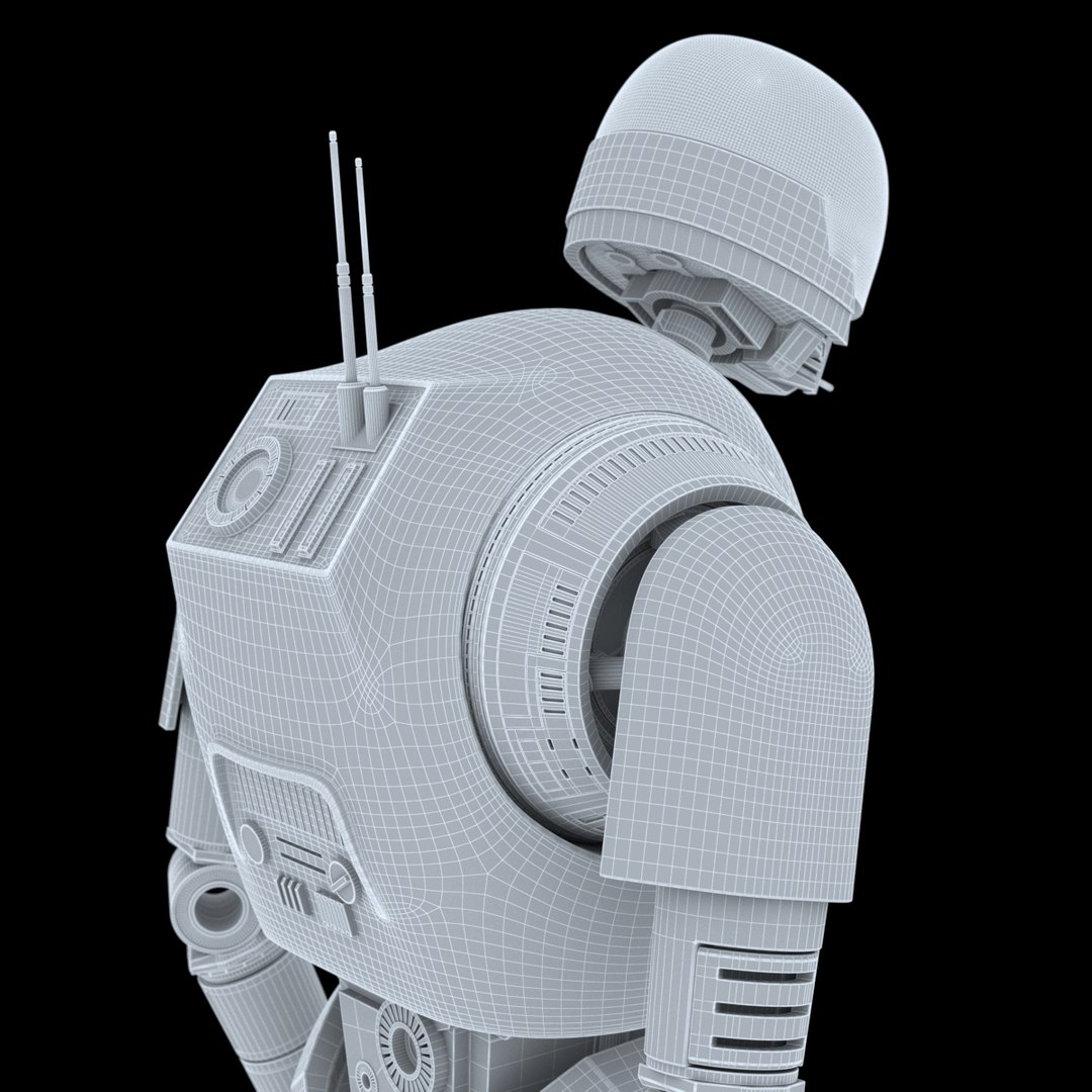 3d Star Wars K-2so Droid