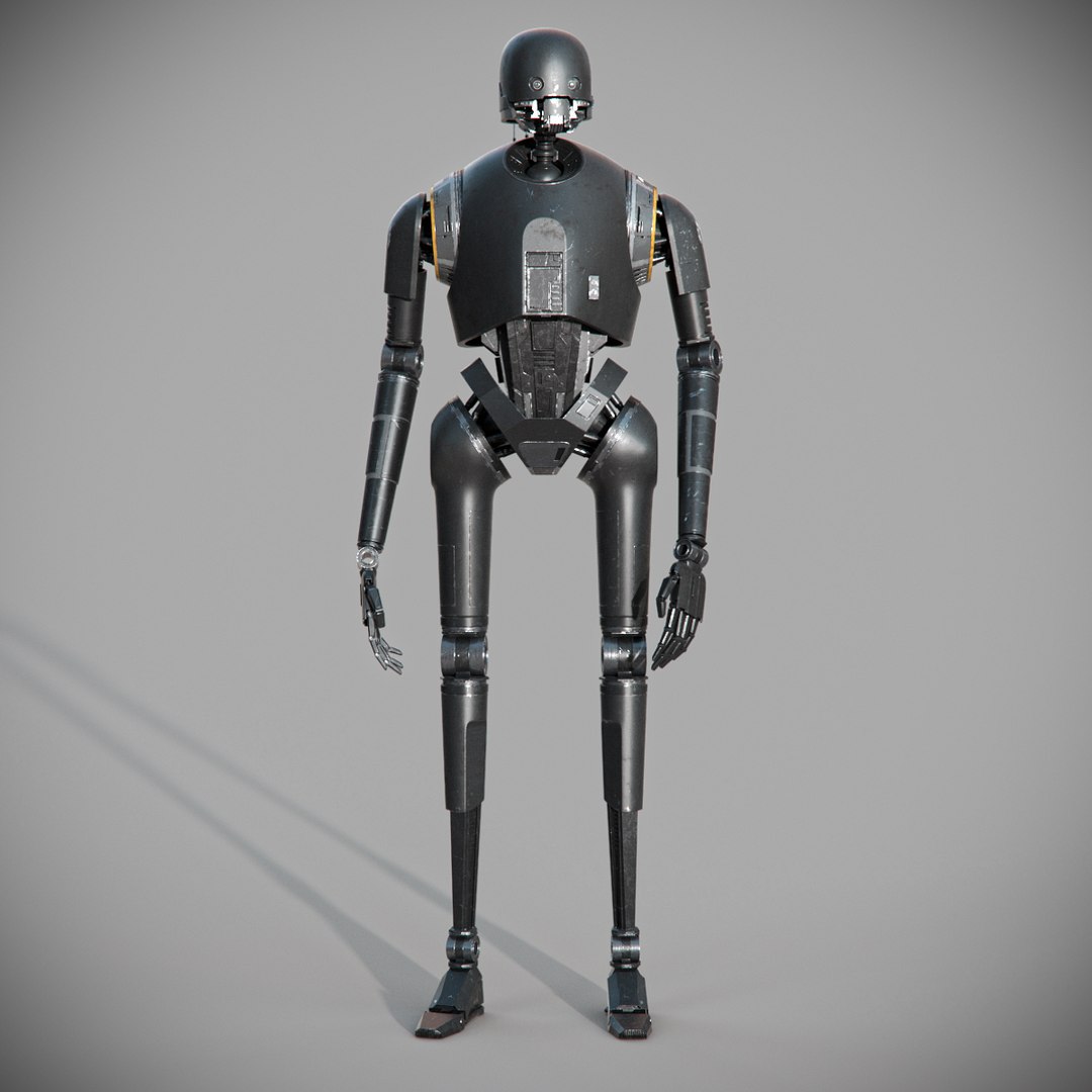 3d Star Wars K-2so Droid
