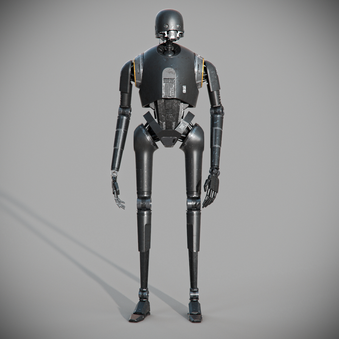 3d star wars k-2so droid