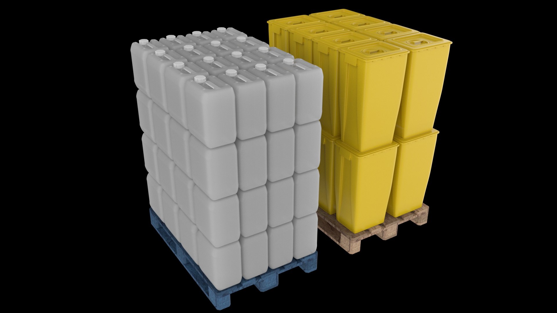 Container Pallets Wrapped 3D Model - TurboSquid 2123215