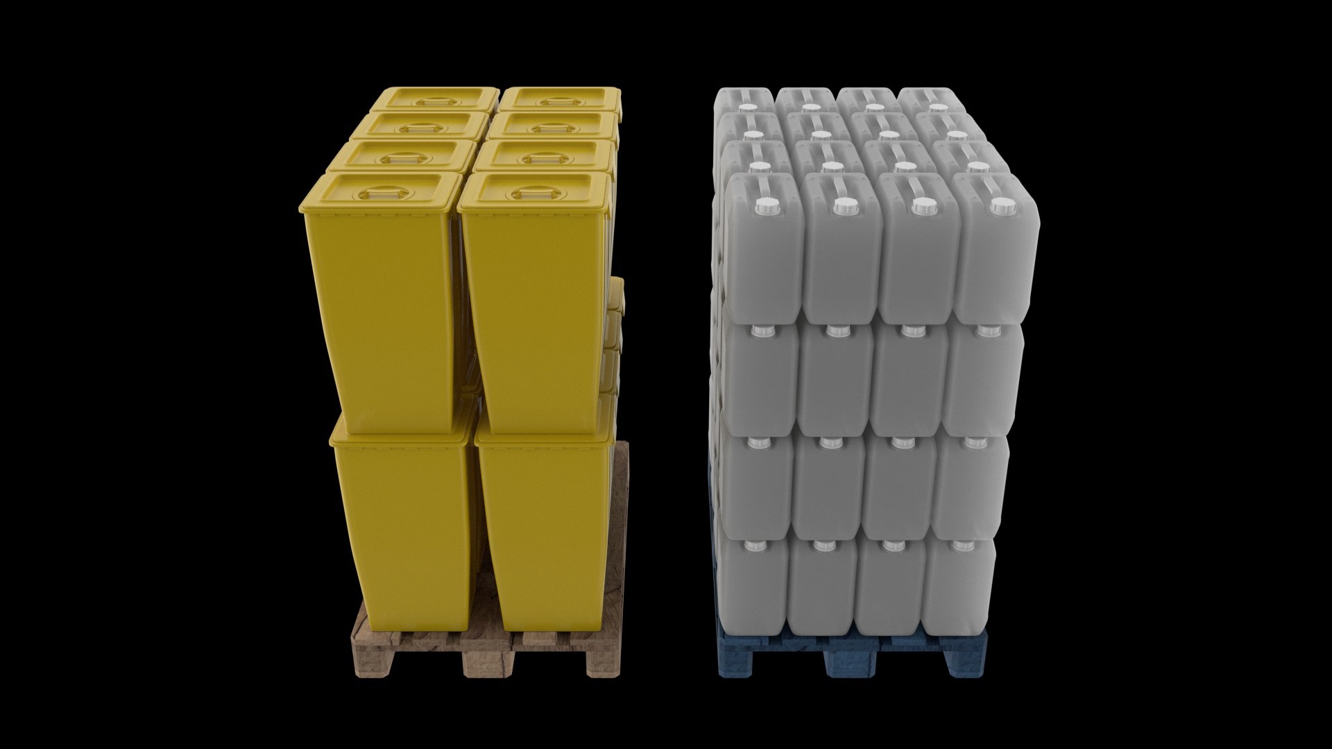 Container Pallets Wrapped 3D Model - TurboSquid 2123215