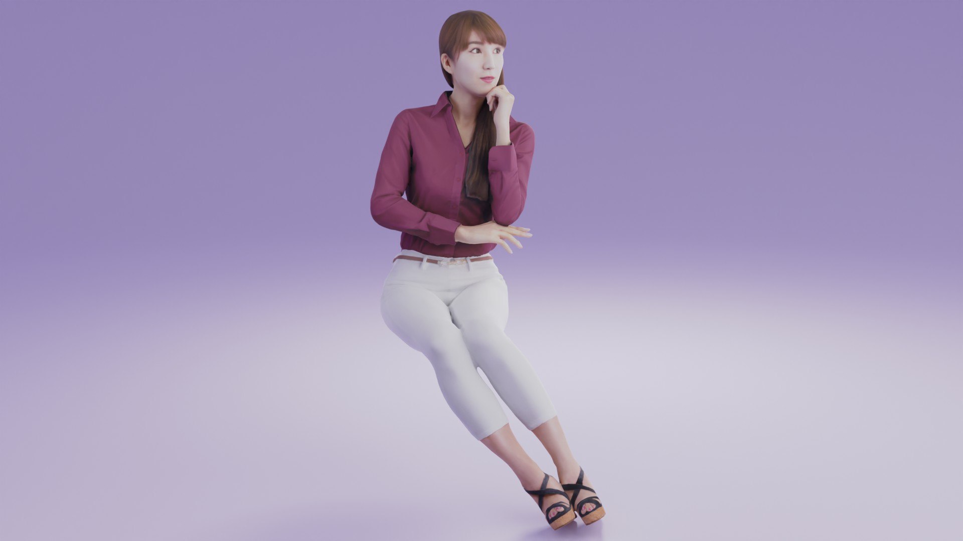 3D Posed 3D-Woman 009 Rika Model - TurboSquid 1940310