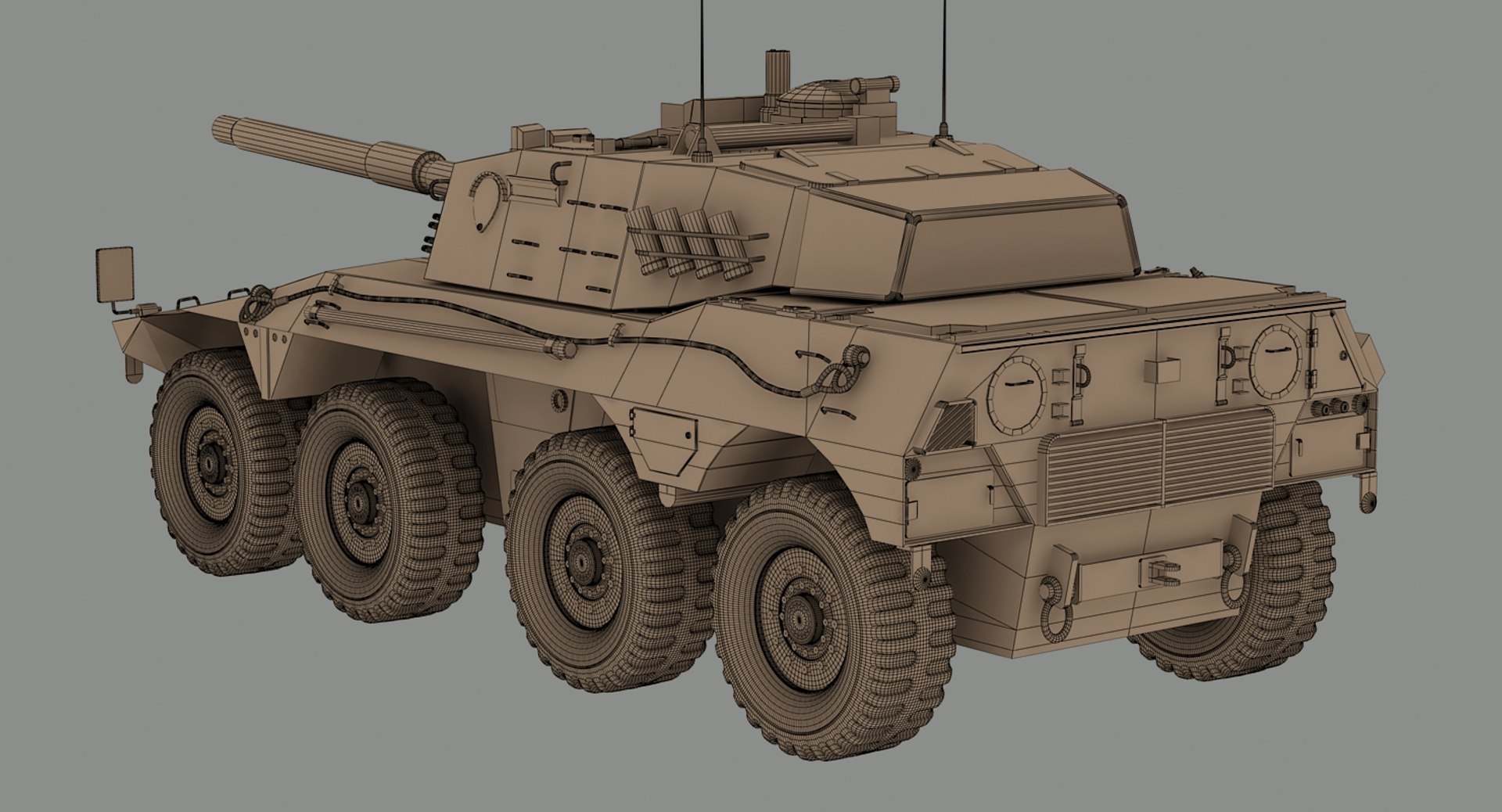 South Rooikat 3D - TurboSquid 1252095