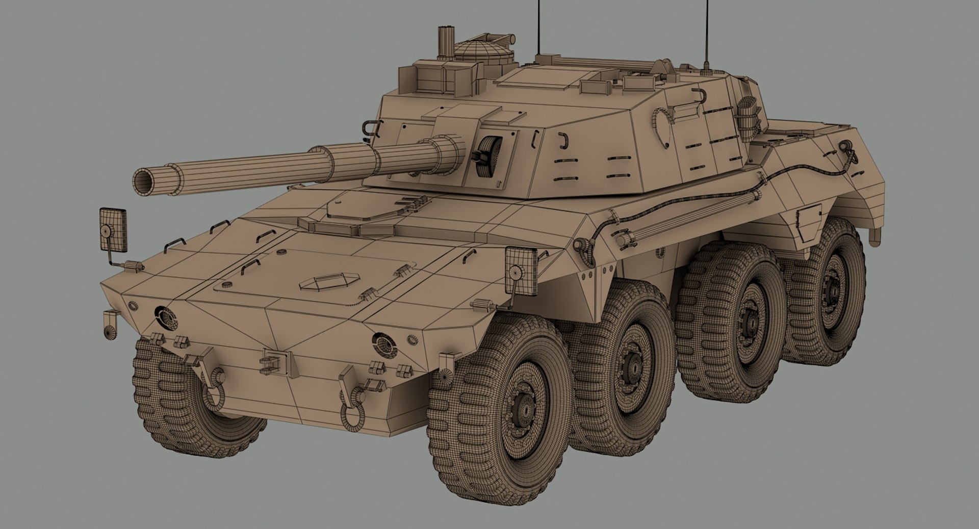 South Rooikat 3D - TurboSquid 1252095