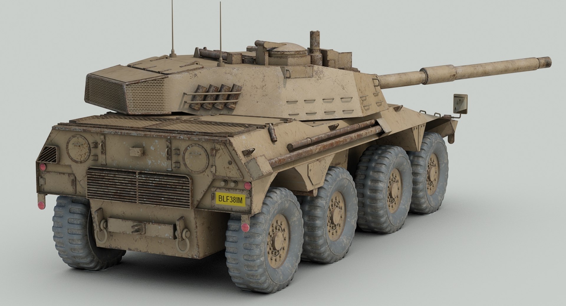 South Rooikat 3D - TurboSquid 1252095