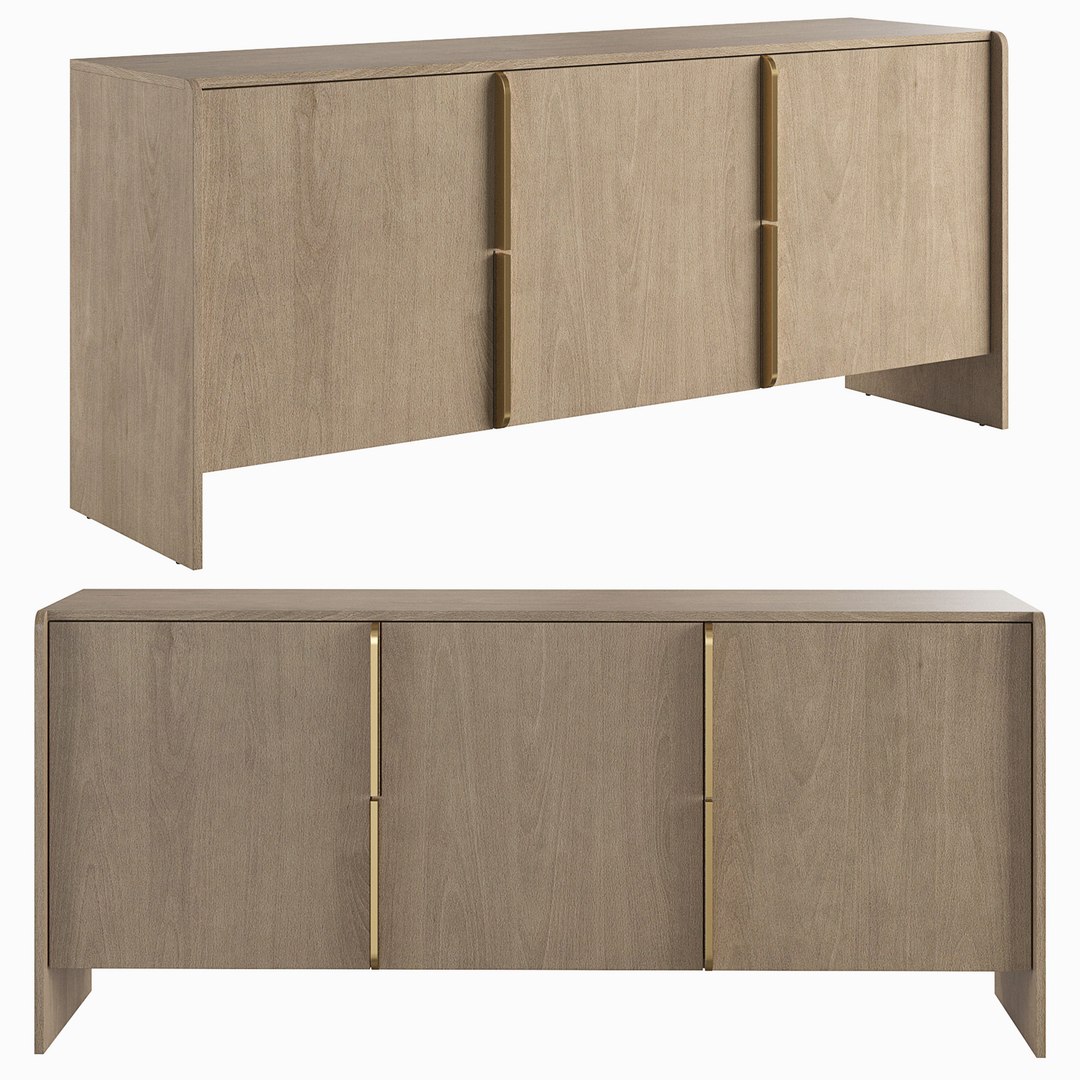 3D Juliette Console Cabinet - TurboSquid 2238827