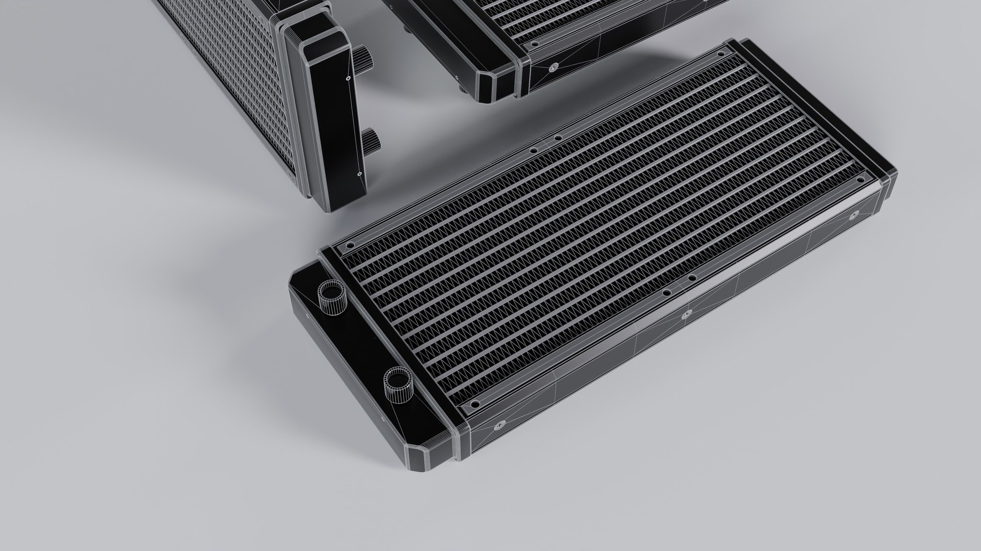 3D Model Water Cooling Radiator - 240 Mm - TurboSquid 1997322