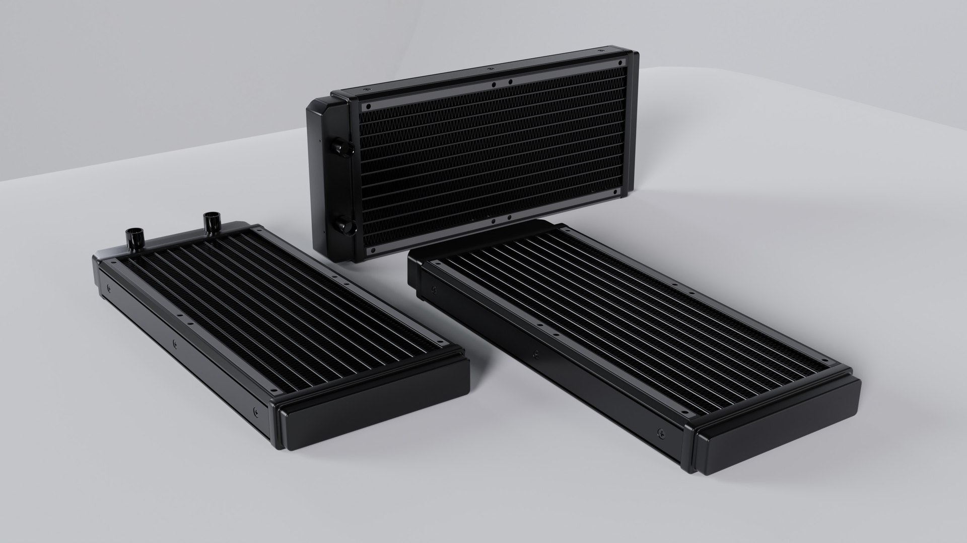 3D Model Water Cooling Radiator - 240 Mm - TurboSquid 1997322