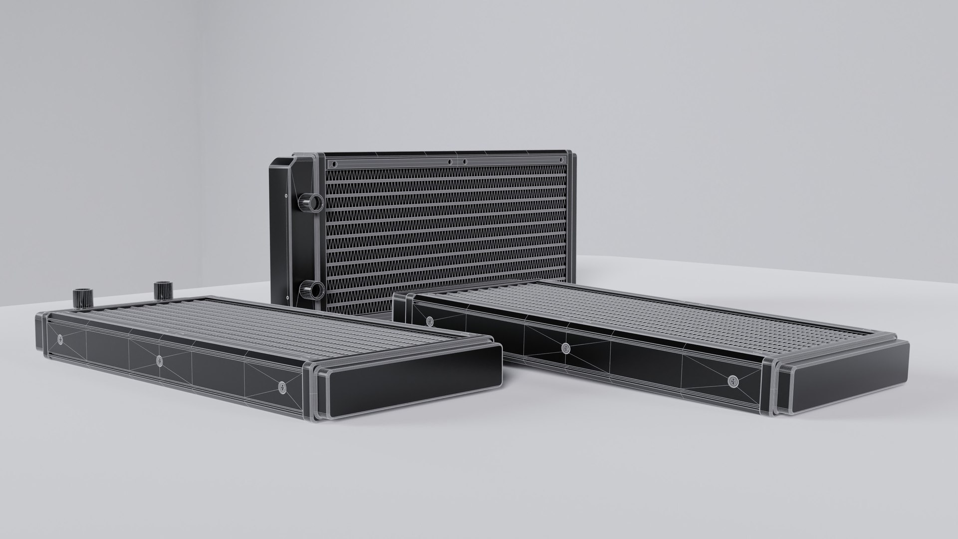 3D Model Water Cooling Radiator - 240 Mm - TurboSquid 1997322