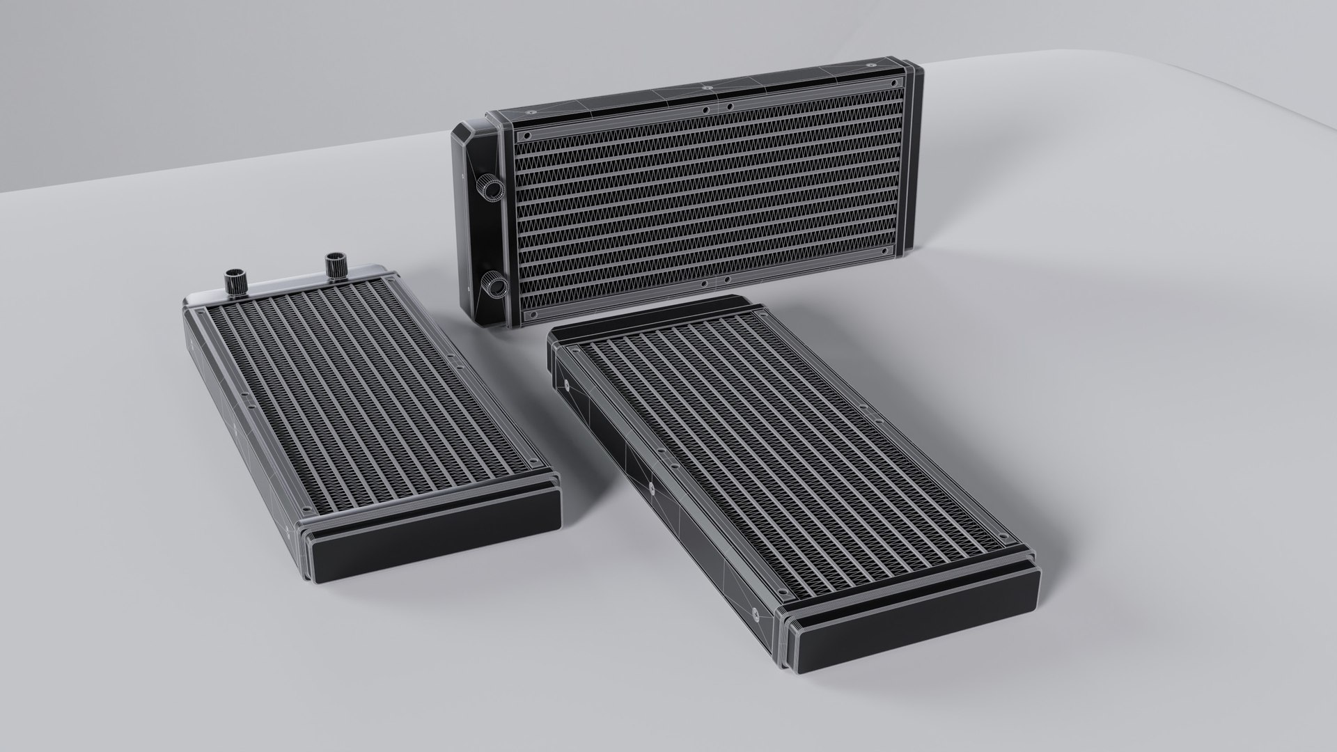 3D Model Water Cooling Radiator - 240 Mm - TurboSquid 1997322