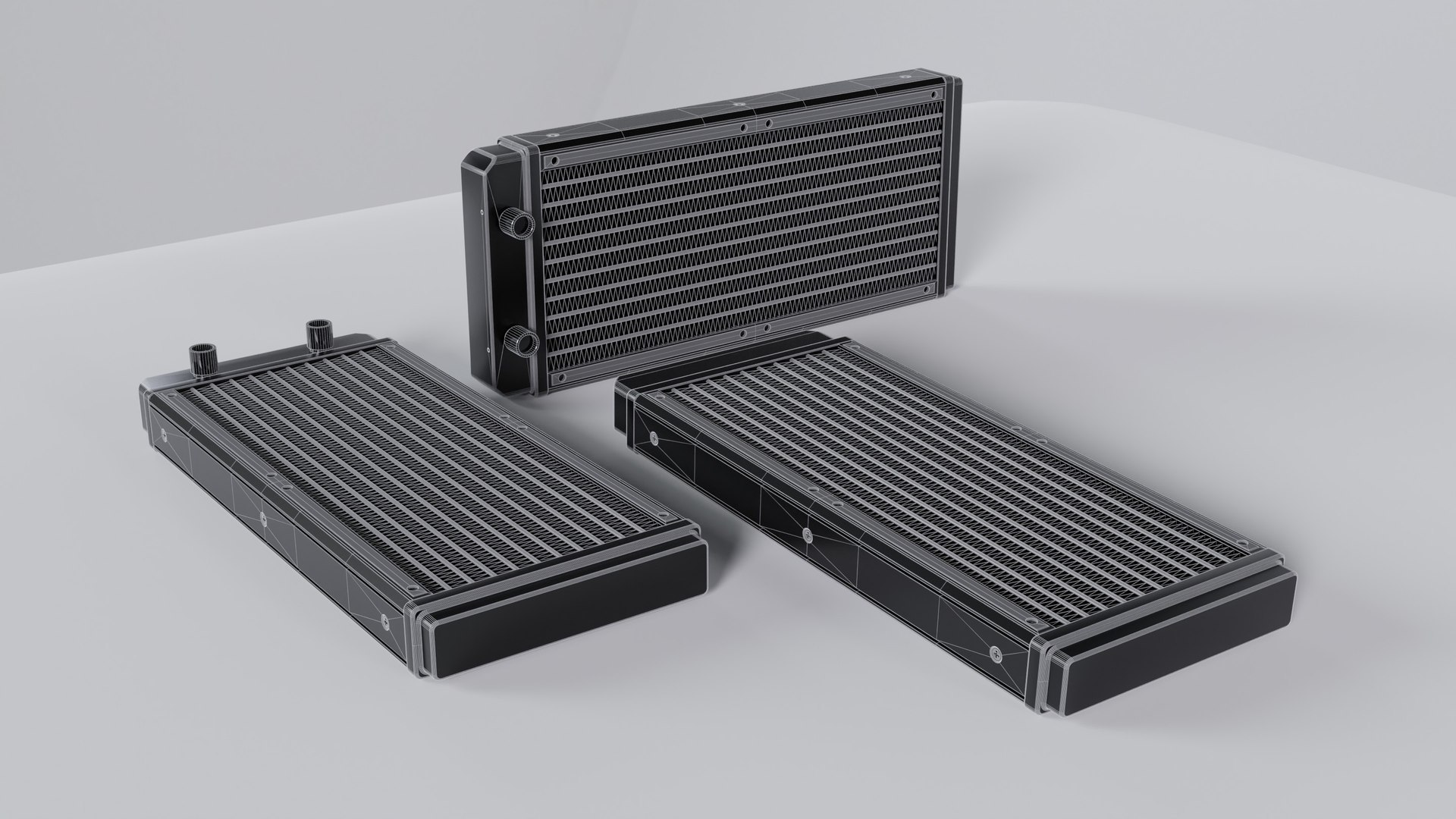 3D Model Water Cooling Radiator - 240 Mm - TurboSquid 1997322