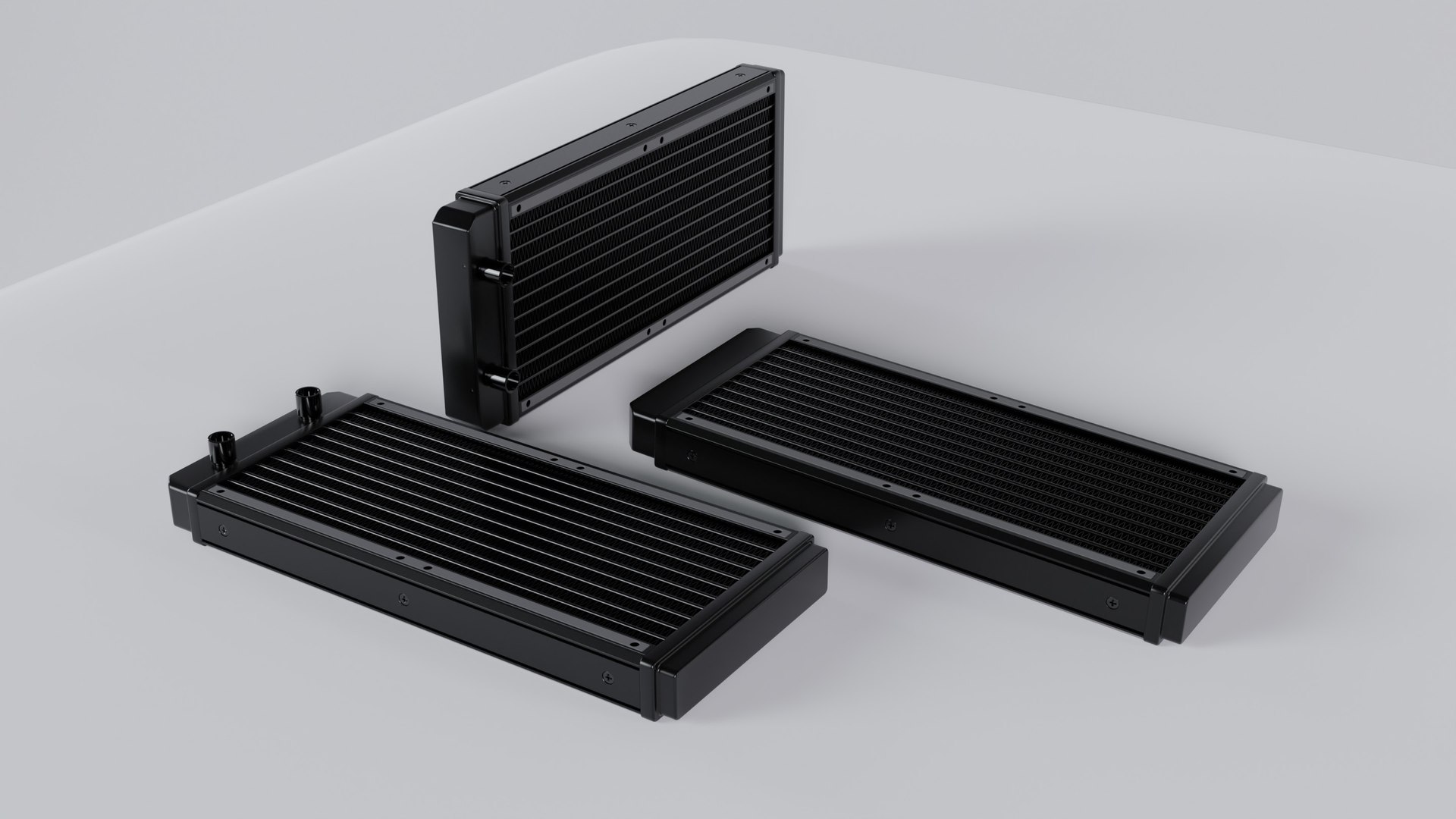 3D Model Water Cooling Radiator - 240 Mm - TurboSquid 1997322